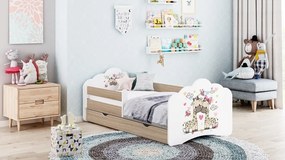 Dětská postel Tobík - žirafka (Vybírat můžete z mnoha motivů a barev.)