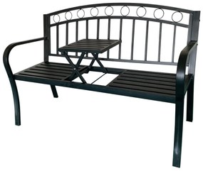 Zahradní lavice s rozložitelným stolem Alias černý