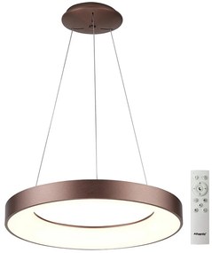 Azzardo AZ5011 - LED Stmívatelný lustr na lanku SANTANA LED/80W/230V hnědá + DO