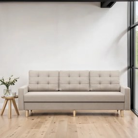 Třímístná rozkládací sedačka BLANK Elegant béžová