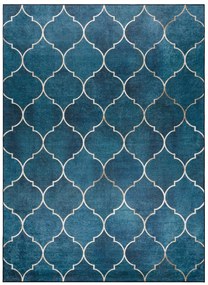 Dywany Łuszczów Kusový koberec ANDRE Maroccan trellis 1181 blue Rozměry koberců: 160x220
