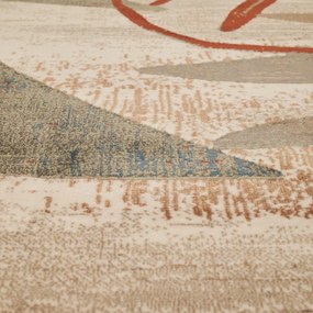 JUTEX Kusový koberec ARTE 14750 O10 oranžový BARVA: Oranžová, ROZMĚR: 80x150  cm