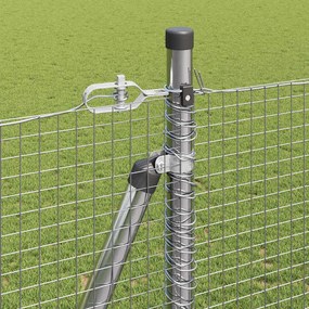Svařovaná drátěná plotina s betonovou základnou 50 x 1,4 m 3352361