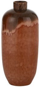 OnaDnes -20% Červená keramická váza J-line Akone 50 cm
