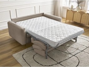Taupe pohovka na každodenní spaní/rozkládací 220 cm Cocoone – Bobochic Paris