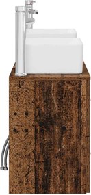 Sada koupelnových skříněk 3 ks Staré dřevo 53 x 34,5 x 63 cm 3405857