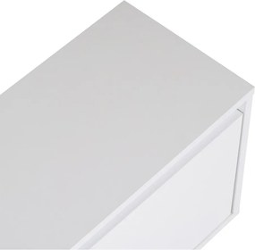 Bílý TV stolek 160x42x30 cm Sentinel – Kalune Design