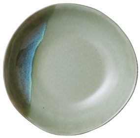HK living Kameninová miska 70's Ace 850 ml, zelená barva, keramika