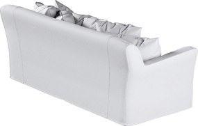 Potah na pohovku IKEA  Tomelilla rozkládací barva bílá látka pletený vzor
