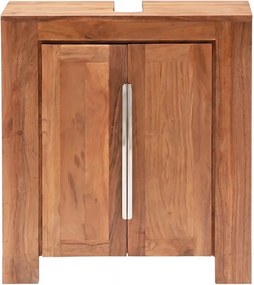 furniture-nabytek.cz - Skříňka pod umyvadlo Osvaro - Stříbrné kovové úchytky