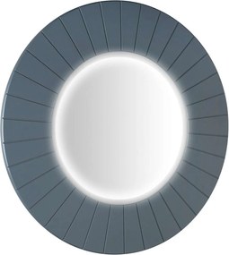 Sapho Lumiro - Zrcadlo s LED osvětlením, průměr 90 cm, siena LR950-4242S
