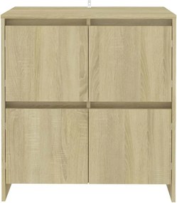 Příborníky 2 ks dub sonoma 70 x 41 x 75 cm kompozitní dřevo 3098091