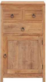 Příborník 50 x 30 x 90 cm masivní teakové dřevo 287237