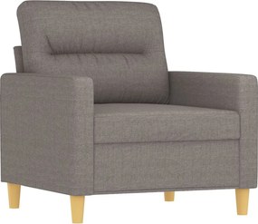 4dílná sedací souprava s poduškami taupe textil 3201551