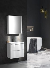 Aqualine Aqualine, DENEB galerka 50x70x18cm, bílá mat, DN050