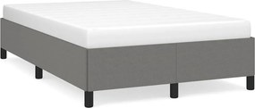 Rám postele bez matrací tmavě šedá 120x190 cm textil 3269632