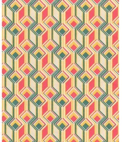 Vliesová tapeta barevná - geometrická, retro 746549 / Tapety na zeď Indian style (0,53 x 10,05 m) Rasch