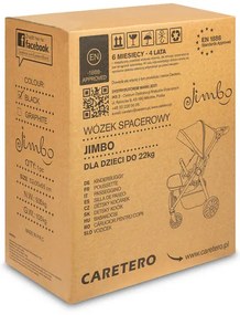 CARETERO Sportovní kočárek Jimbo Graphite