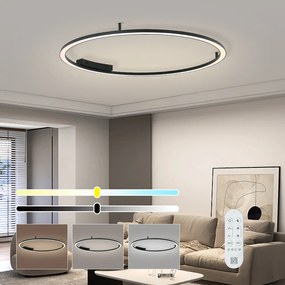 Immax NEO FINO stropní (nástěnné)svítidlo černé 120cm 72W 4752lm Tuya Zigbee 3,0 s DO