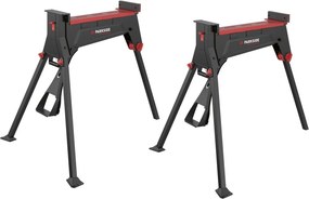 Parkside Performance® Sada vysokozátěžových skládacích koz s upínacím systémem, 2dílná