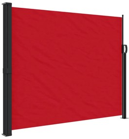 Zatahovací boční markýza červená 160 x 600 cm,  4004522