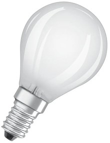 2 ks matná LED žárovka 4W E14 BASE teplá bílá