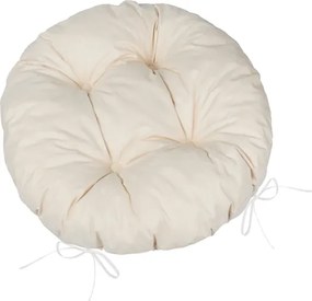 Bellatex Sedák Adéla prošívaný kulatý průměr 40 cm Bílá káva