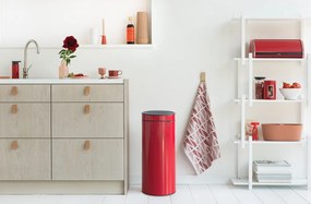 Brabantia Touch Bin NEW 30L zářivě červená