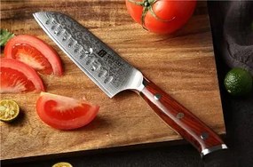 Santoku nůž 5" XINZUO AIČI 67 vrstev damaškové oceli