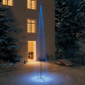 Vánoční stromek kužel 752 modrých LED diod 160 x 500 cm