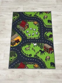 Dětský kusový koberec Farma 100x140 cm