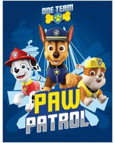 Fleecová deka Tlapková patrola - Paw Patrol - motiv One Team - 100 x 140 cm