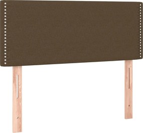 vidaXL Box spring postel s matrací 80 x 200 cm textil [3139932] Barva: Tmavě šedá