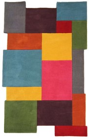 Flair Rugs koberce Ručně všívaný kusový koberec Abstract Collage Multi ROZMĚR: 90x150