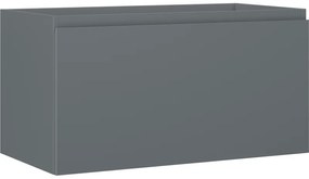 Mexen Orio koupelnová skříňka pod umyvadlo 90 cm, 1 zásuvka, grafit mat - 91A10-09047-1-BF66