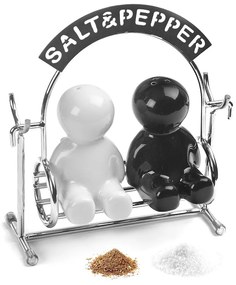Slánka a pepřenka se stojánkem Salt &amp; Pepper – Balvi