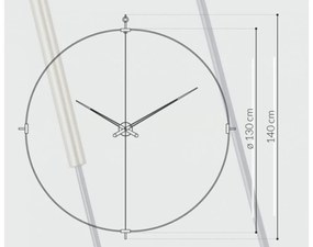 Designové nástěnné hodiny Nomon Delmori G 130cm