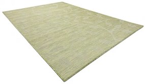 koberec SISAL PATIO 3045 listy ploché tkaní zelená / béžový velikost 175x270 cm | krásné koberce cz