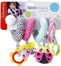 Infantino Spirála s aktivitami Pink / od narození