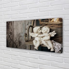 Obrazy na plátně angel líbání 125x50 cm