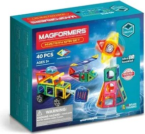 MAGFORMERS Stavebnice Mystery Spin set / 40 dílků / magnetická