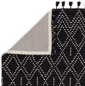 Tribeca Design Kusový koberec Livan Black Cream Diamond Rozměry: 120x170 cm