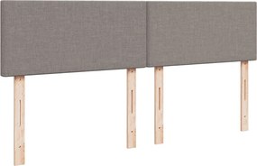 Box spring postel s matrací taupe 180x200 cm textil 3285964