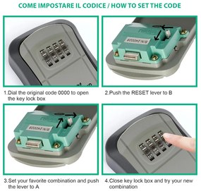 VELAMP Schránka na klíče IG006 s kódovou ochranou