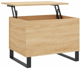 vidaXL Konferenční stolek dub sonoma 60x44,5x45 cm kompozitní dřevo