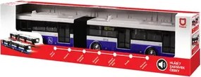 RAPPA 240636 Kloubový autobus který hlásí zastávky česky 36 cm modrá /