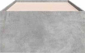 Válenda se zásuvkami bez matrace betonově šedá 75 x 190 cm 3280891