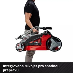 EINHELL Rotační sekačka AKU 43 cm GE-CM 43 LI M Kit (2x4 Ah)