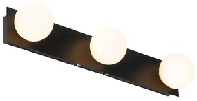 Moderní nástěnné svítidlo černé 48 cm IP44 3-světlo - Cederic