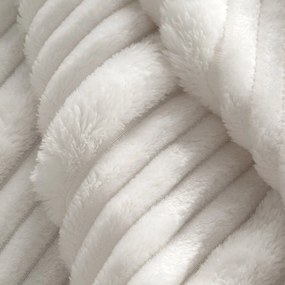FLANELOVÁ DEKA NINA 150X200 CM BÍLÁ